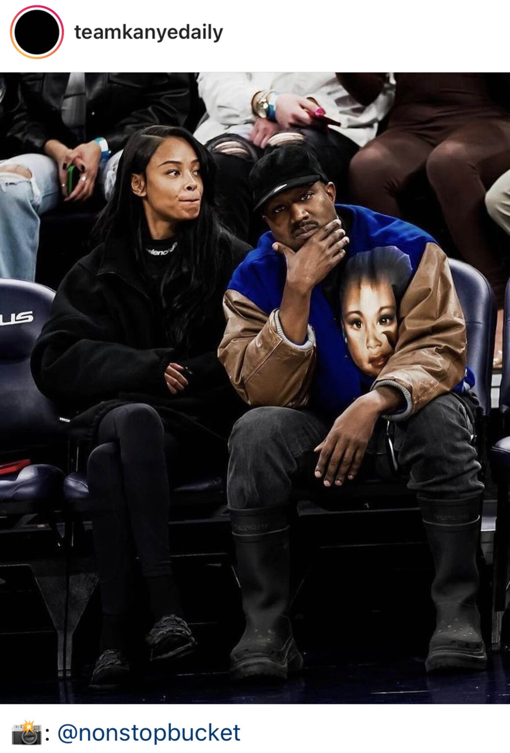 Vinetria Chubbs alias Vinettria henger med Kanye West aka Ye