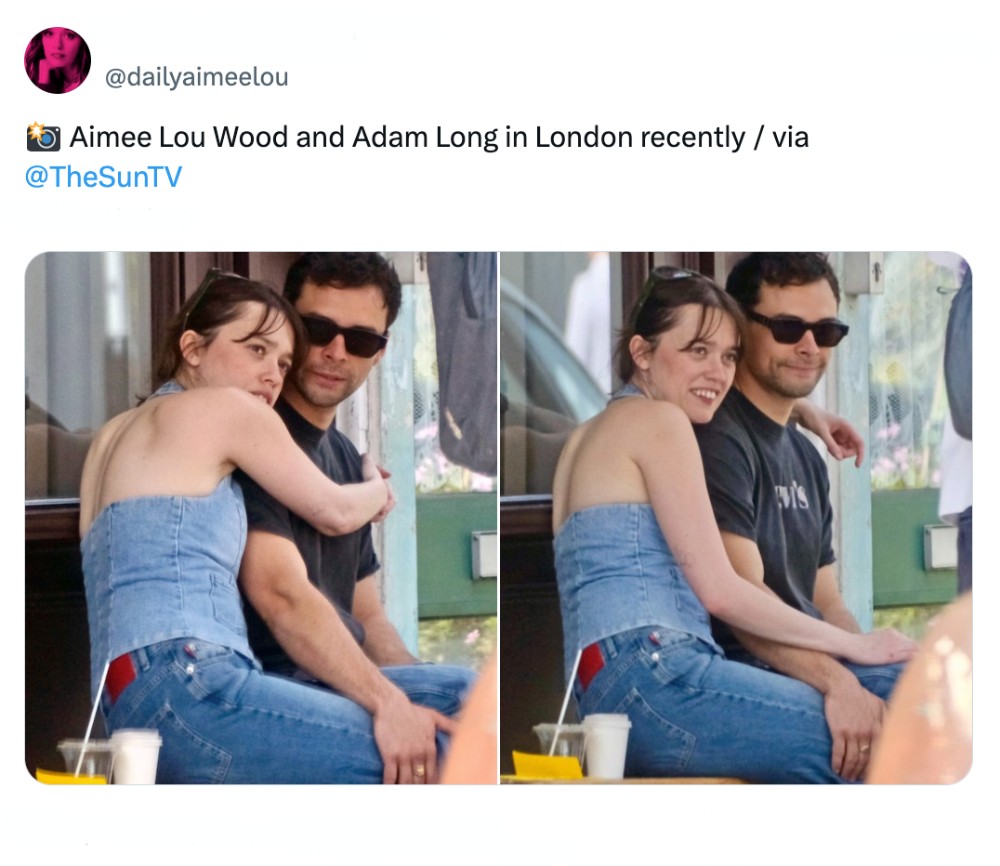 Aimee Lou Wood og Adam Long hygger seg på date i London - 730.no